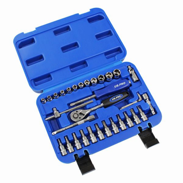 33PC 1/4" DR SUPER LOCK SOCKET SET 1381 — W-Tools Direct