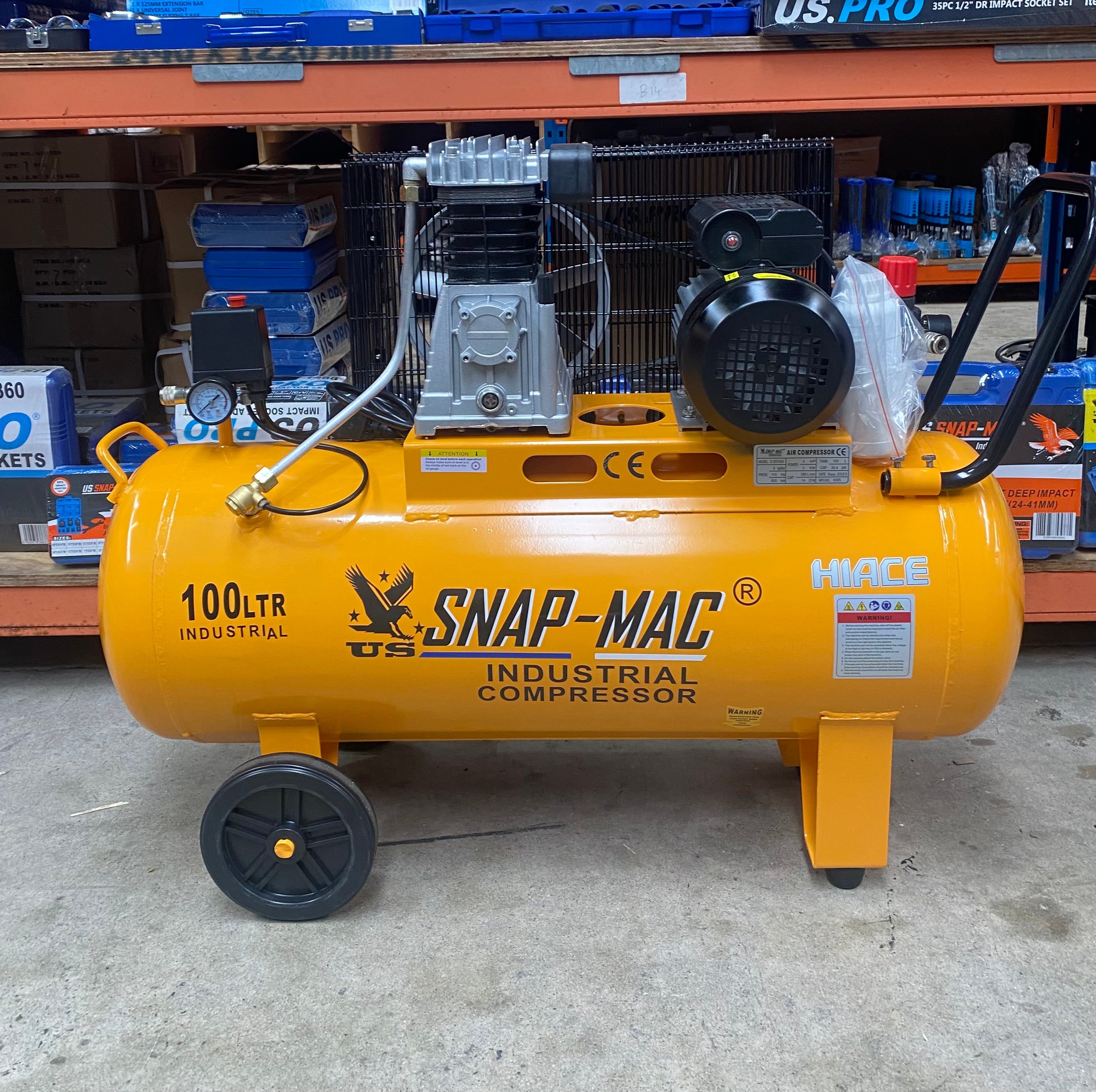 100 Litre Air Compressor 4HP – W-Tools Direct