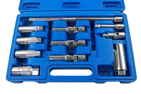 11PC 3/8" DR GLOW/SPARK PLUG & SENSOR SET — W-Tools Direct