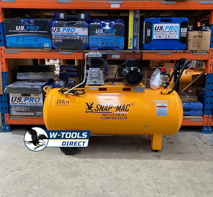 200 Litre Air Compressor 4HP – W-Tools Direct
