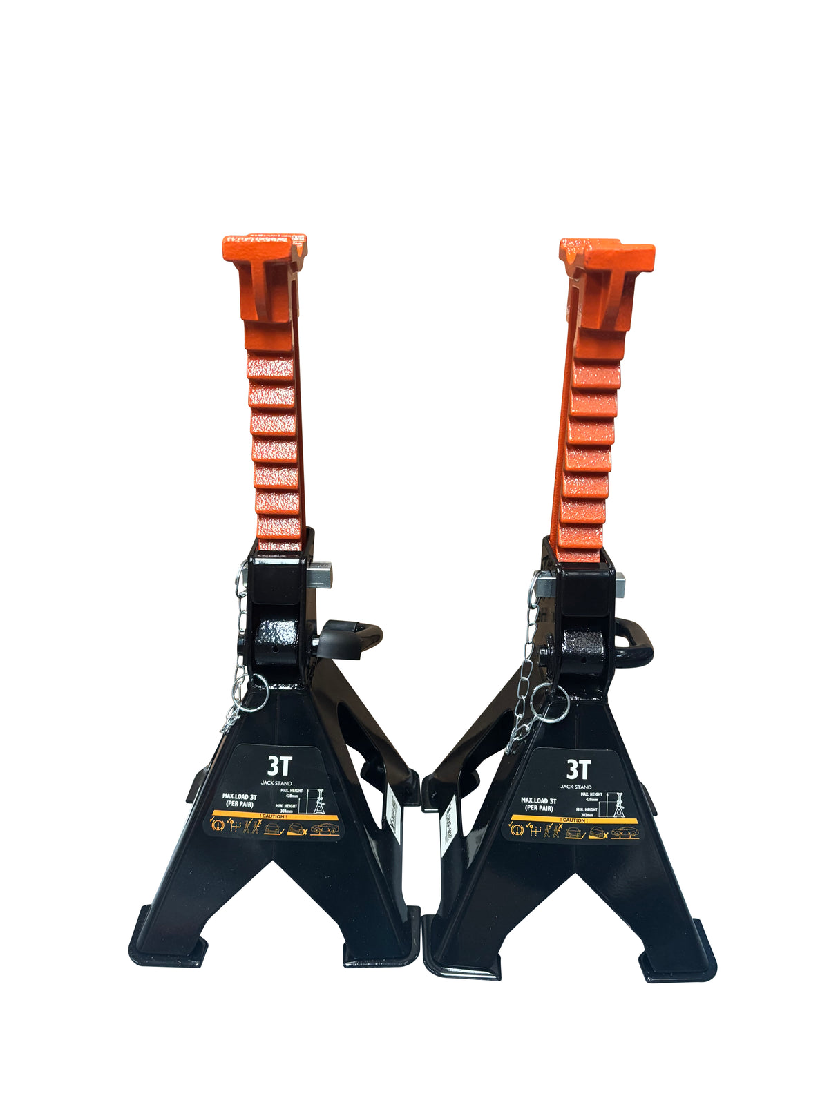 3 Ton Axle Stands Stand Pair Extra Heavy Duty Lorry Van Vehicle 6 Ton ...