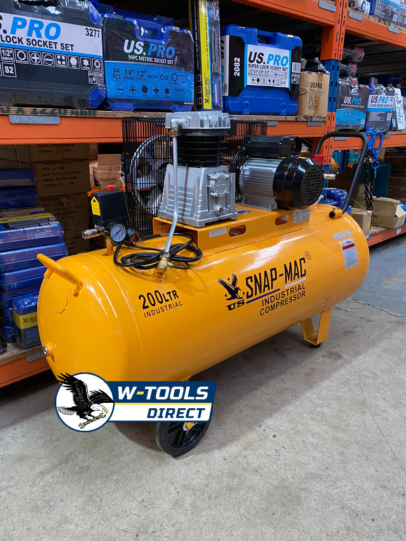 200 Litre Air Compressor 4HP – W-Tools Direct